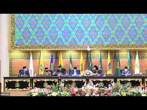 LIVE:Penyerahan Laporan Hasil Pemeriksaan BPK RI ats Laporan Keuangan Pemerintah Daerah Riau TA 2021