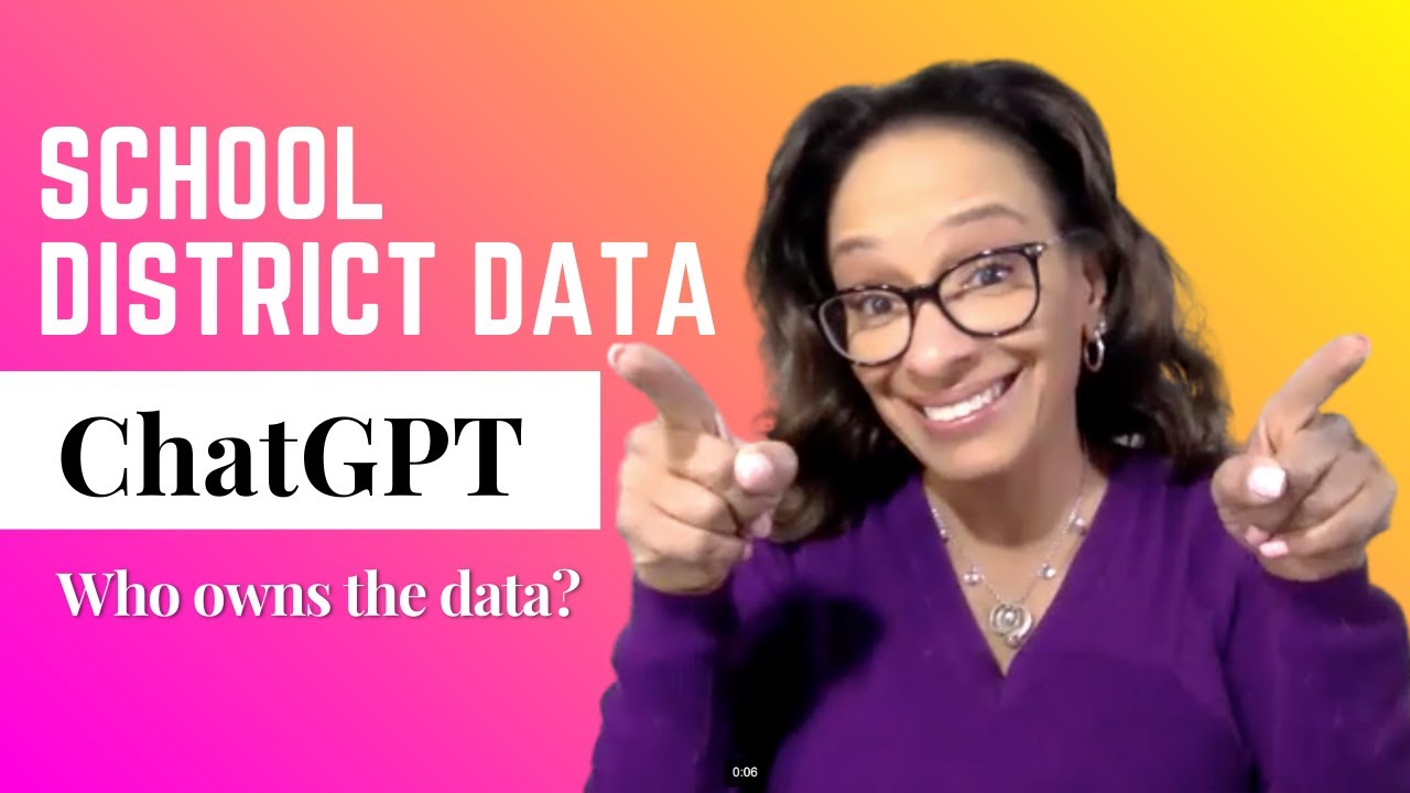 Analyze the School District Data using ChatGPT! Who owns the data?
