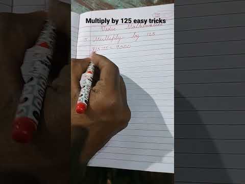 multiply by 125 easy tricks vedic mathematics