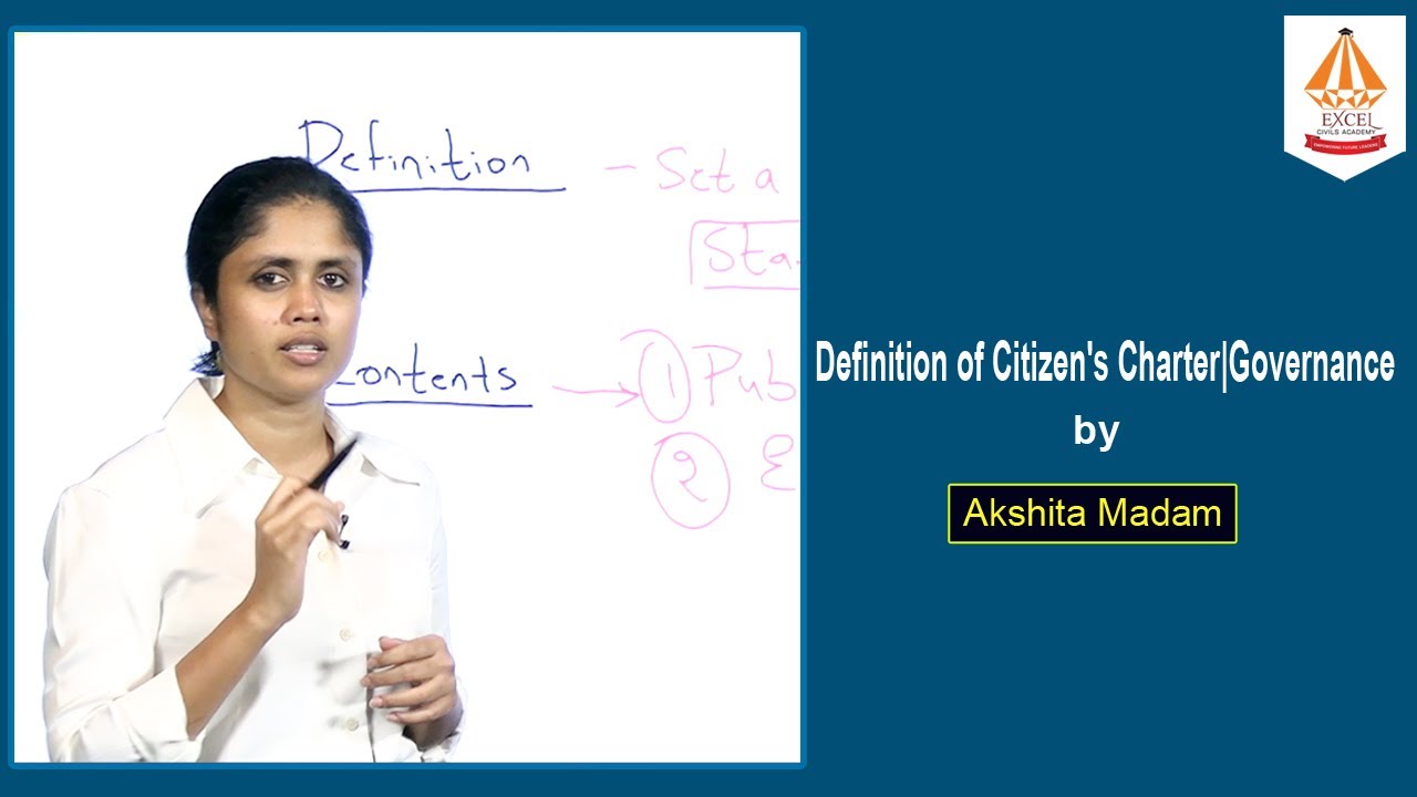 Definition of Citizen's Charter|GS 2|Governance