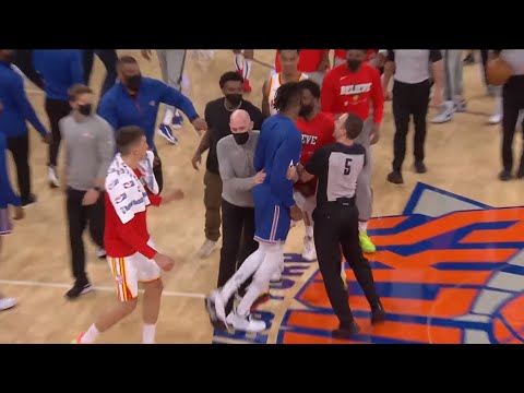 Inside the NBA Reacts to Knicks & Hawks Scuffle at Half Time