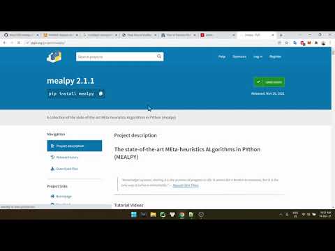 Video Tutorials — MEALPY 3.0.3 documentation