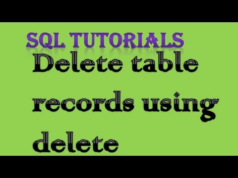Learn SQL Tutorial 17 Deleting table records using Delete Clause - Mind Luster