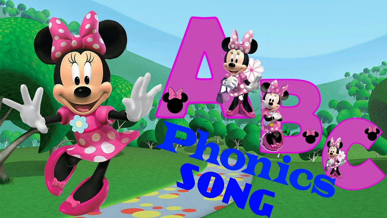 Minnie mouse ABC phonics song | Alphabet song nursery rhymes for kids