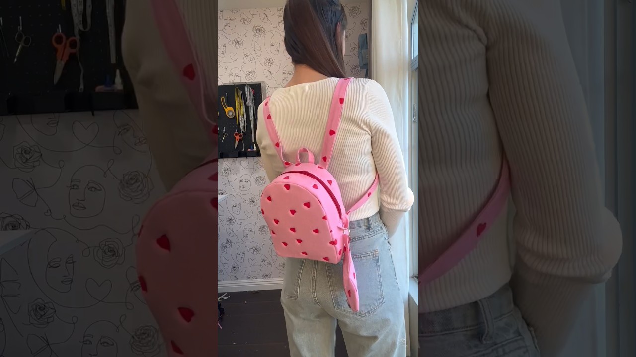 Quiero cake 🍰 #valentines #sewing #costura #coquette #upcycle #asmr