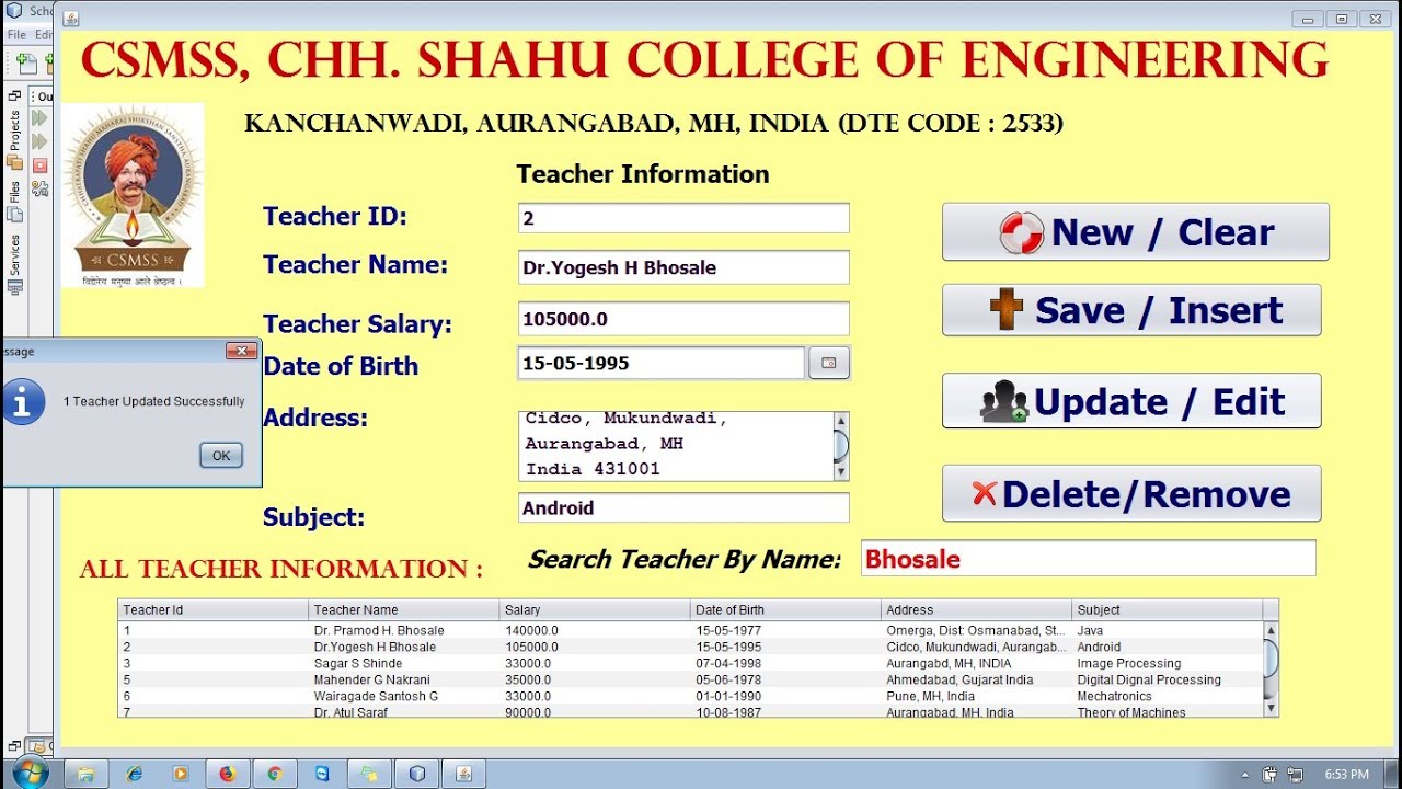 Java Projects for Beginners with source code | Step By Step NetBeans MySQL Database | Java Project
