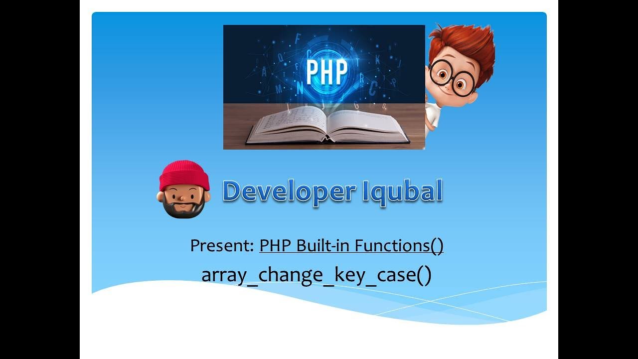 PHP Built in function | array change key case()