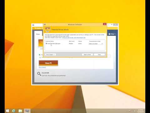 Windows Defender (potentially harmful software detected)