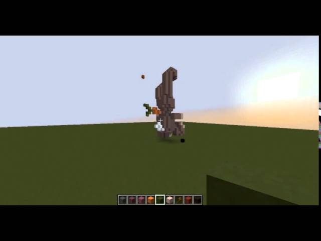 Play Clay!! bunny 3D statue (conejo estatua 3d) Minecraft Map