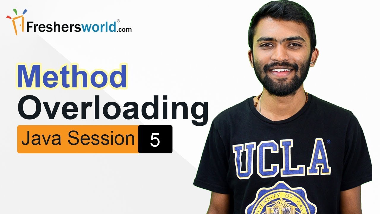 Learn JAVA – Session 5, Method Overloading, Guide for Java Developers