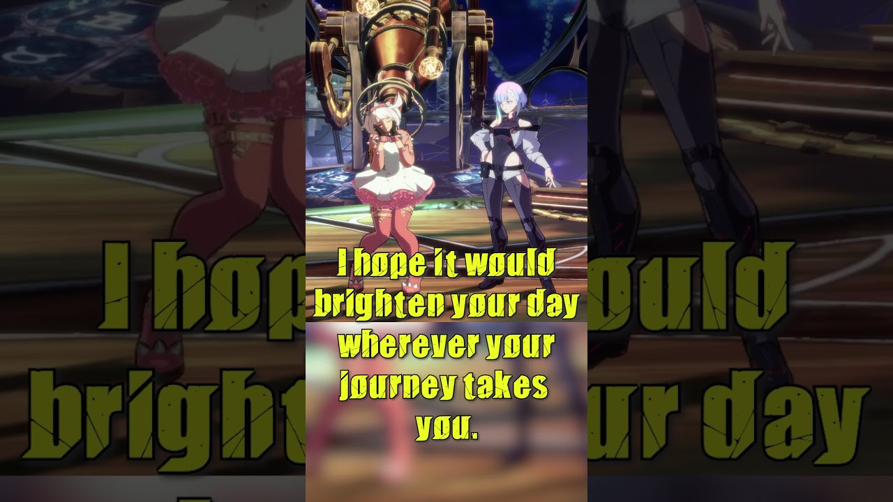 Elphelt's Taunt vs Lucy (ENG Voices) #ggst #cyperpunk #edgerunners