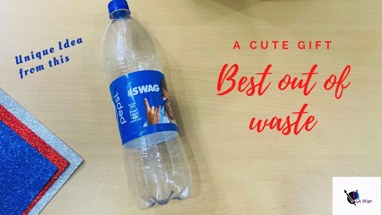 Best Gift Idea Out Of Waste Plastic Bottle / Mother's Day Gift Ideas / Bottle Craft Ideas