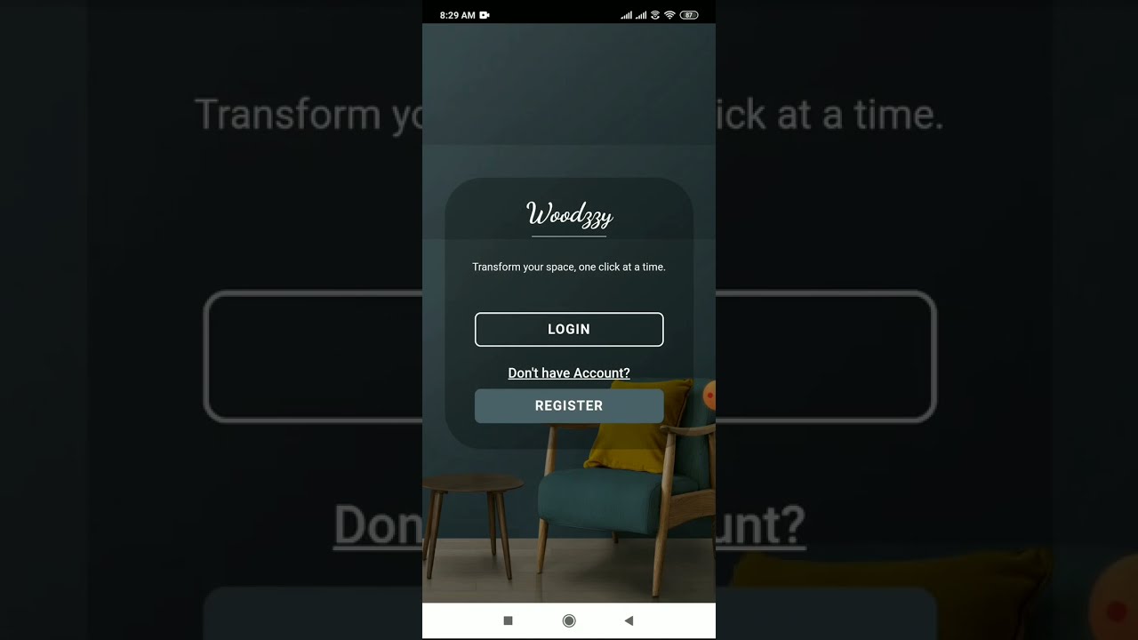 Ionic Furniture App UI Template (Ecommerce app UI)