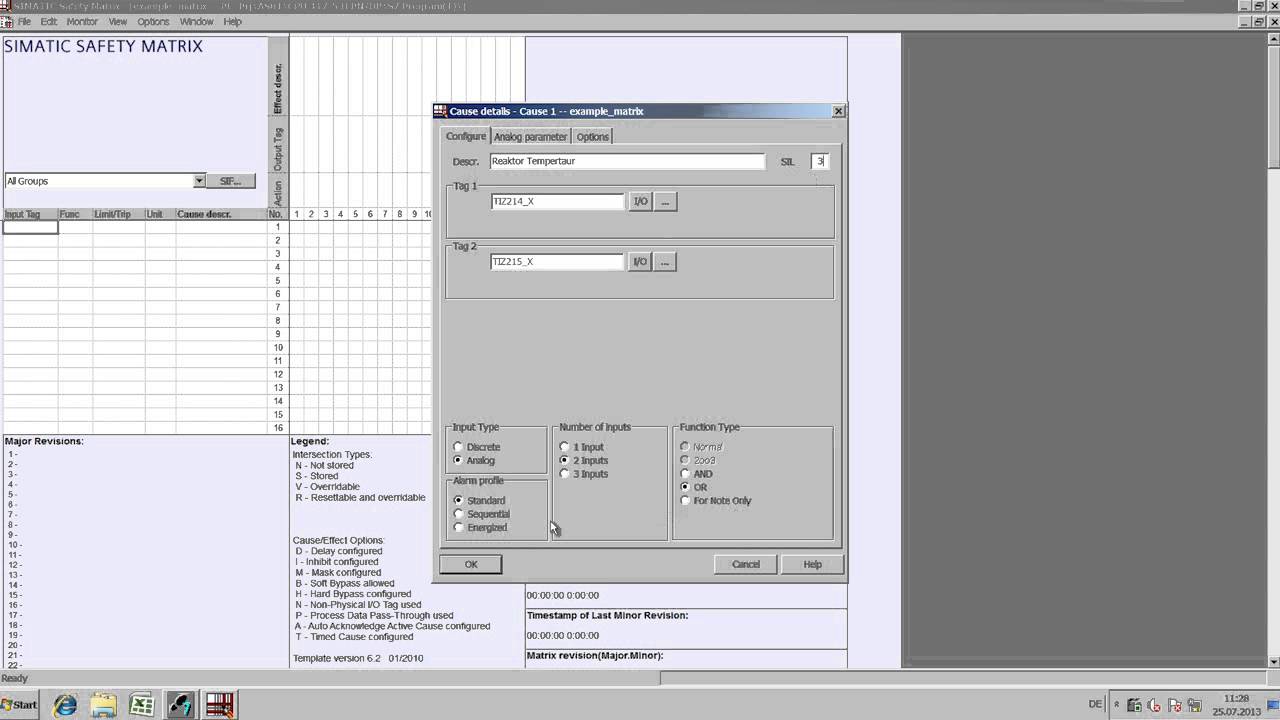 Engineering mit SIMATIC Safety Matrix