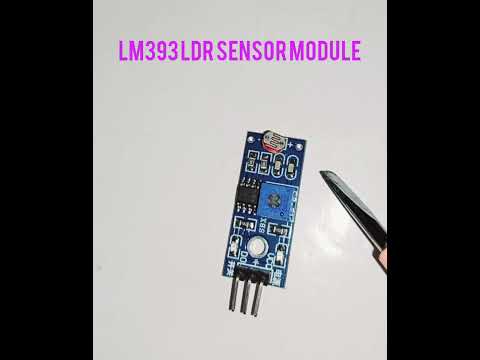LDR SENSOR MODULE#lm393# ldr sensor#basic #electronics#shorts#youtubeshortsvideo