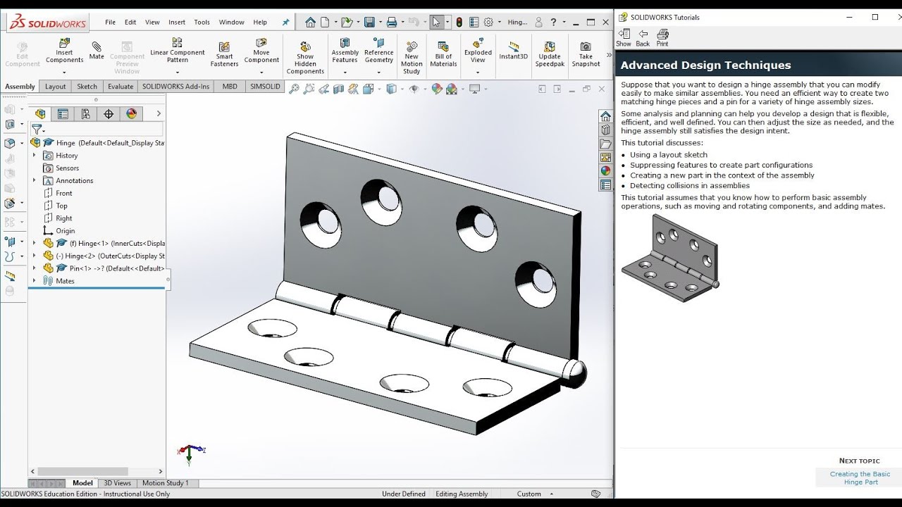 SolidWorks : Advanced Design : 11.1