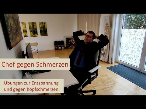 Chef gegen Schmerzen: gegen Kopfschmerzen für Entspannung