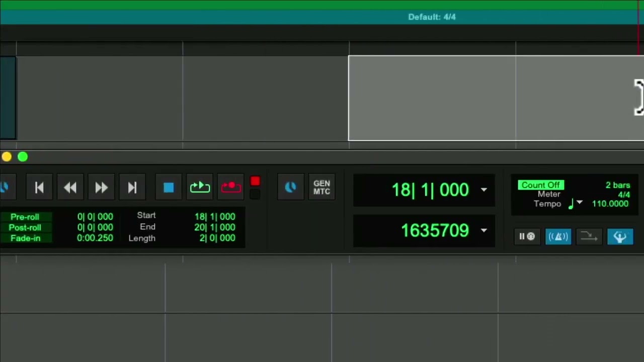 MIDI Loop Recording in Pro Tools