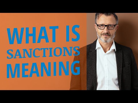 Sanctions | Definition of sanctions π