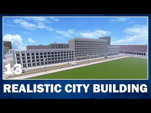 City streets Minecraft Map