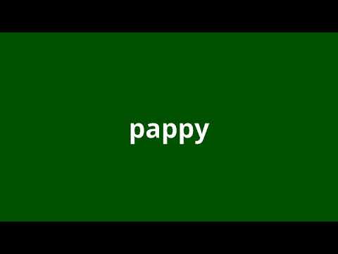what is the meaning of pappy