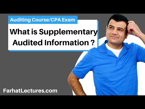 What is Supplementary Information Audit Report?