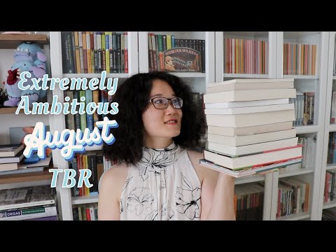 Extremely Ambitious August 2022 TBR | The Bookish Land [cc]