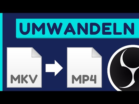 MKV in MP4 umwandeln mit OBS Studio | Kostenlos