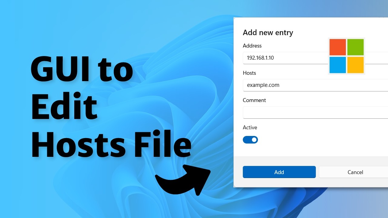 How to Edit Windows Hosts File with a GUI (Easy Method)