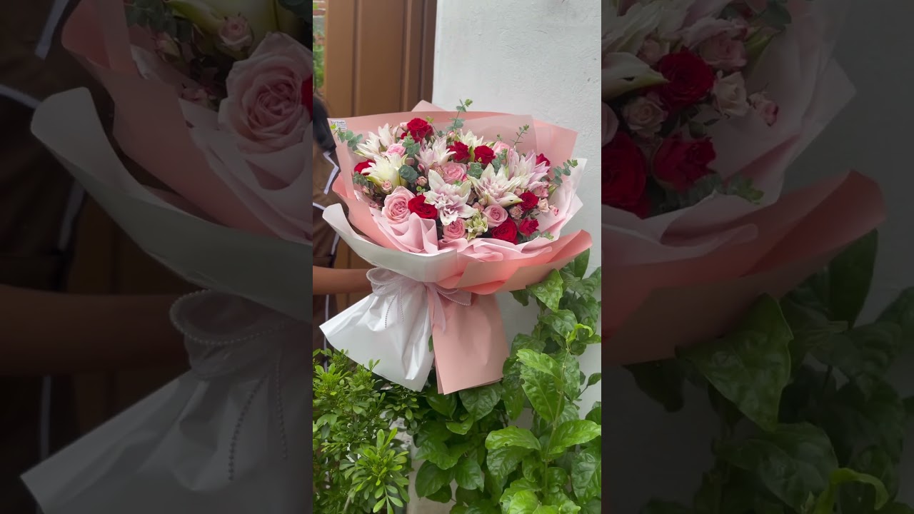 Rose lily bouquet #flower #rosebouquet #flowers #nature #bouquet # #flowersbouquet #lily