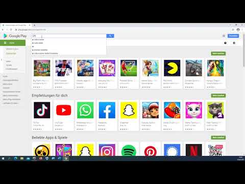 01 IKT: Google Play Store an einem Windows Rechner, PC, Laptop - LEIDER NICHT MEHR AKTUELL!!!