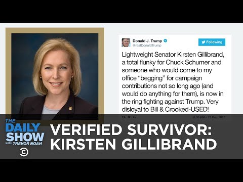 Verified Survivor - Kirsten Gillibrand | The Daily Show