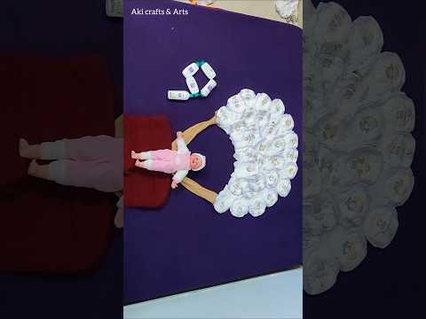 9th month baby photoshoot ideas | diapers theme ideas | #viral#trending#different#shorts