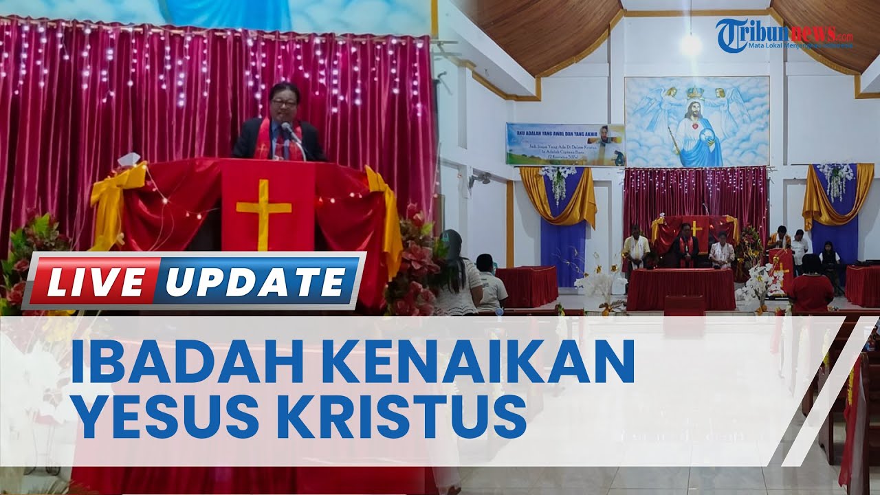 Suasana Ibadah Kenaikan Yesus Kristus di Gereja Germita El Yaqim Porodisa Manado - Tribun Video