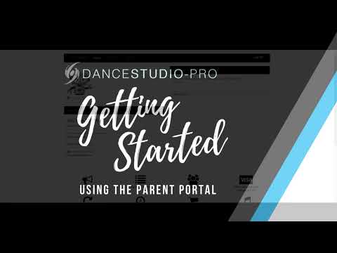Dance Studio- Pro - Using the Parent Portal