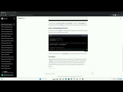 python append to list first position