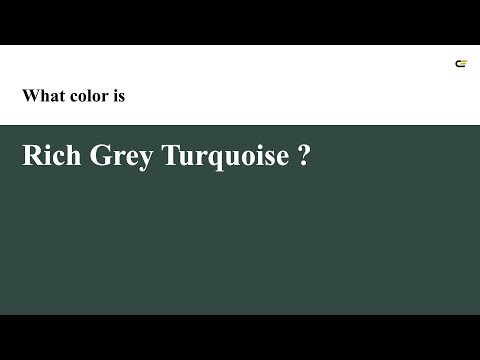 Rich Grey Turquoise color #324943 hex color - Green color - Warm color 324943