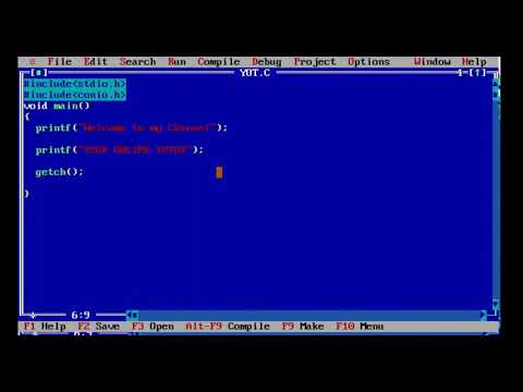Turbo C Download | Full screen | Windows 7 or 10 | Learn C Programming | Get C Language Material