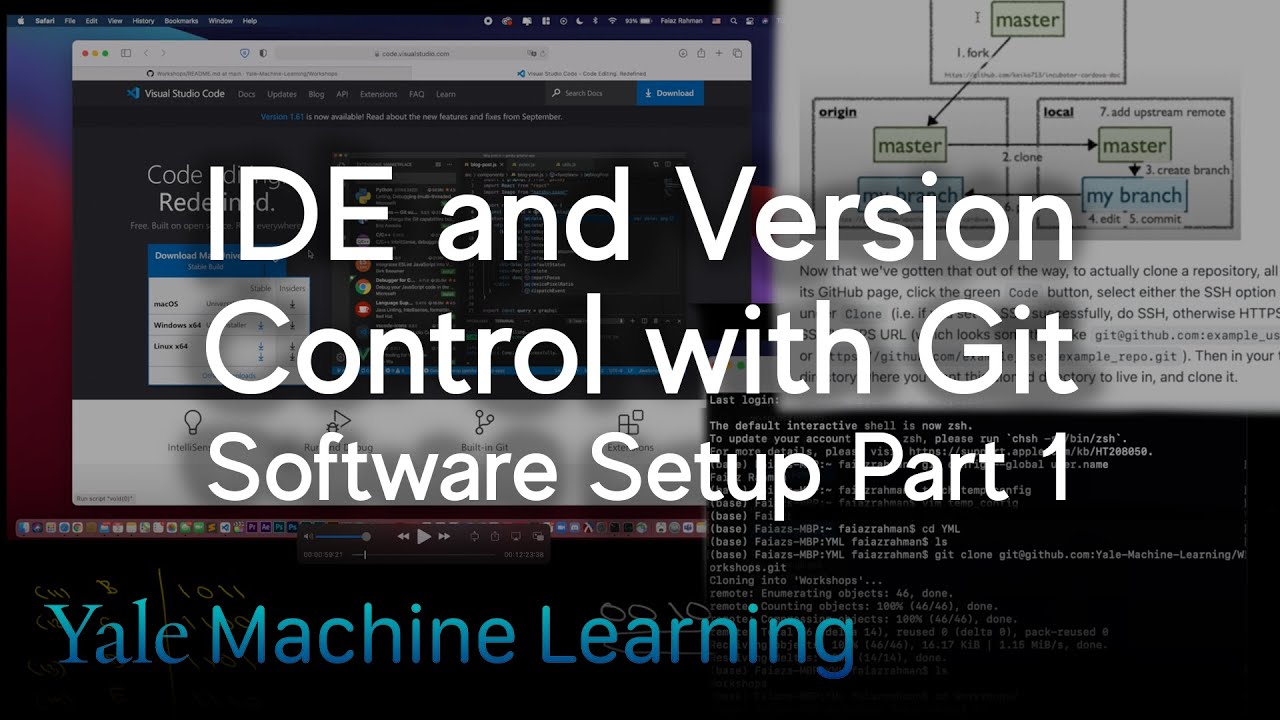 IDE and Version Control with Git and GitHub | Software Setup | Yale Machine Learning