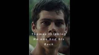 They were always there for each other ???? #themazerunner #newt #thomas #Minho