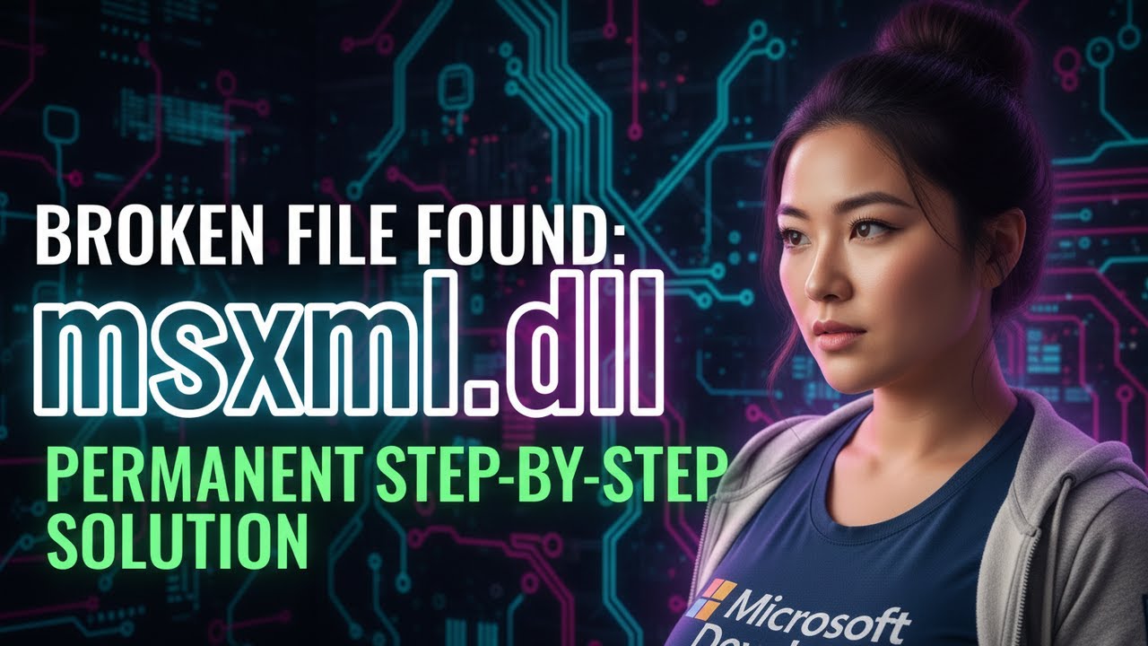 msxml.dll Missing? Fix Settings Load Error!