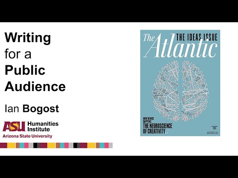 Writing for a Public Audience with Ian Bogost