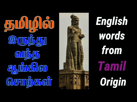 English words from Tamil origin | Interesting fact about Tamil | Break Time Stories