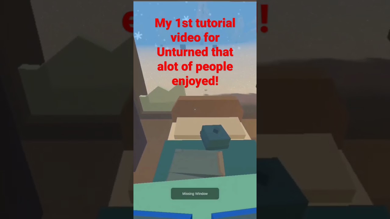 how to make glass! #unturned #tutorial