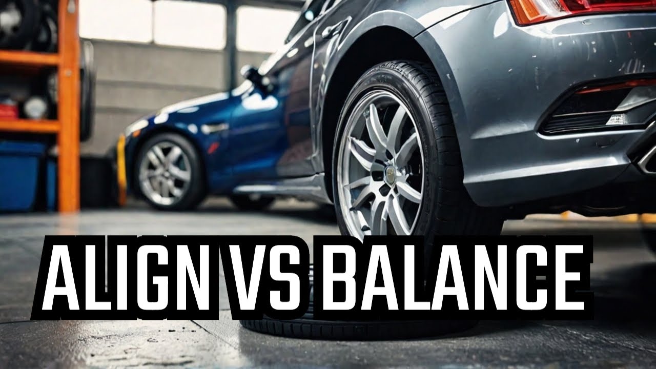 Wheel alignment vs wheel balance? #tire #wheelalignment