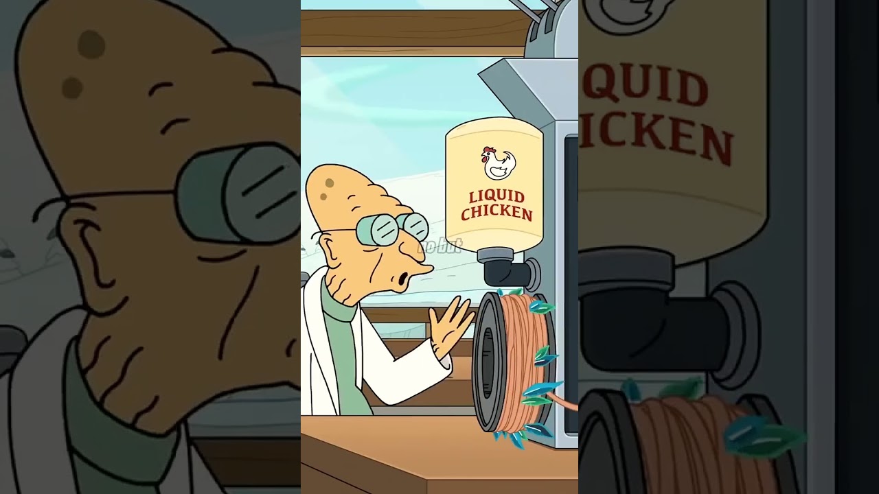 Cooked food on a 3D Printer #futurama #shorts