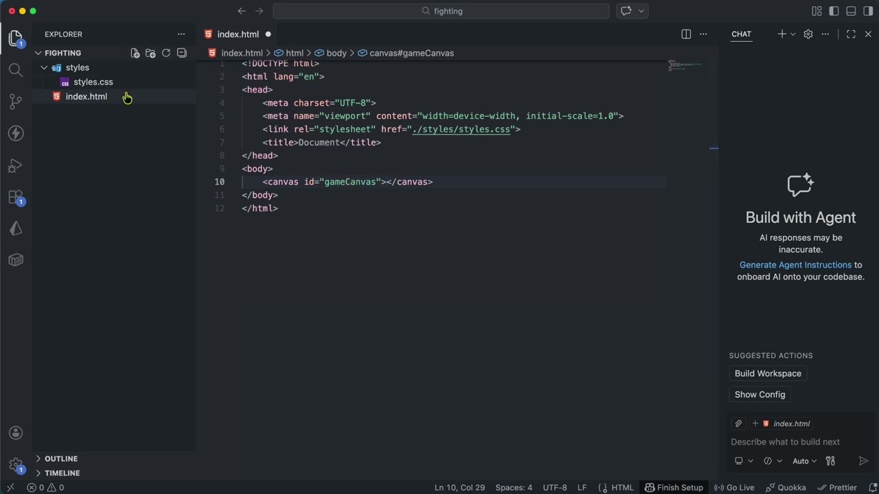 01 - Canvas Setup and Basic Styling