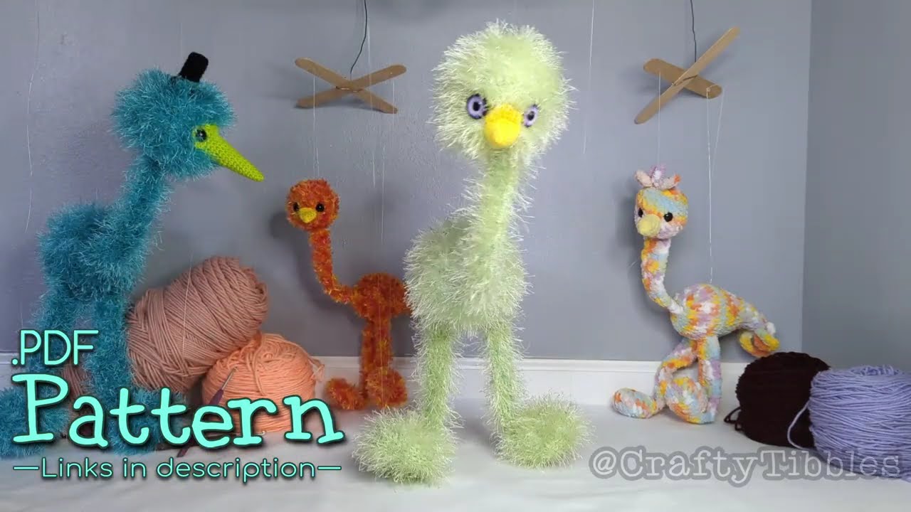 Walking Bird Marionette Puppet Crochet
