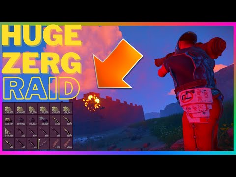 Steam Community :: Video :: Rust | Massive ZERG RAID on FINCHOZOMBIES!!!