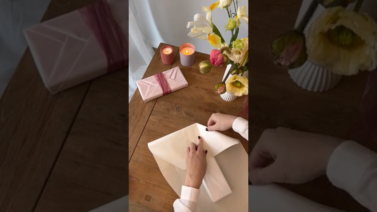 How to wrap a gift | Gift Wrapping Idea